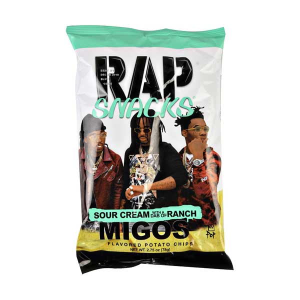 Rap Snacks Chips 24ct Sour Cream With Ranch | Indiana Import LLC