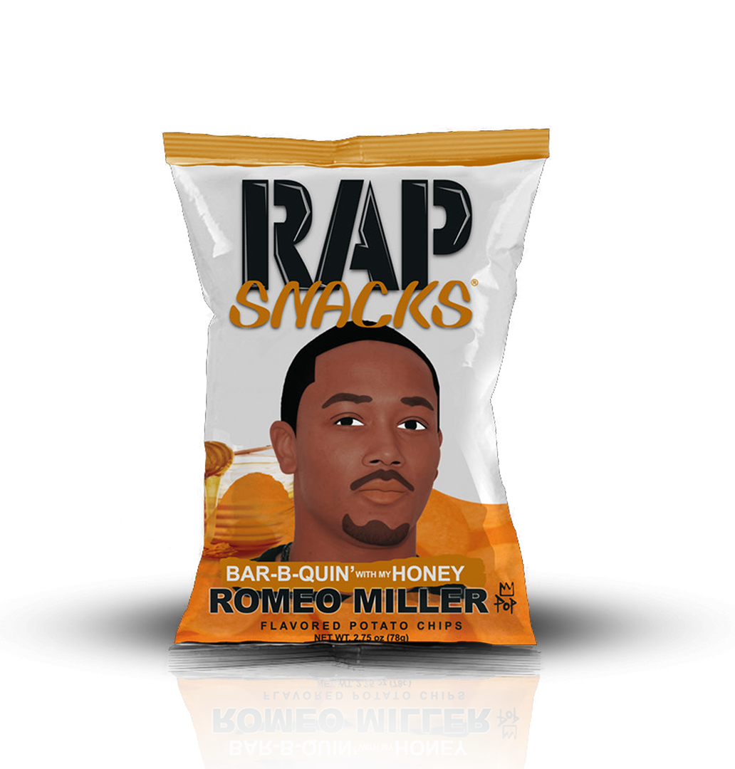 Rap Snacks Chips 24ct Romeo BBQ With My Honey - Indiana Import LLC