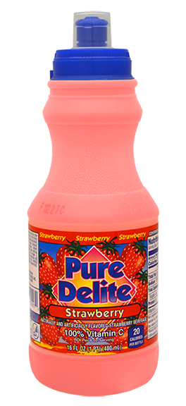 Pure Delite Strawberry 24/16 oz - Indiana Import LLC