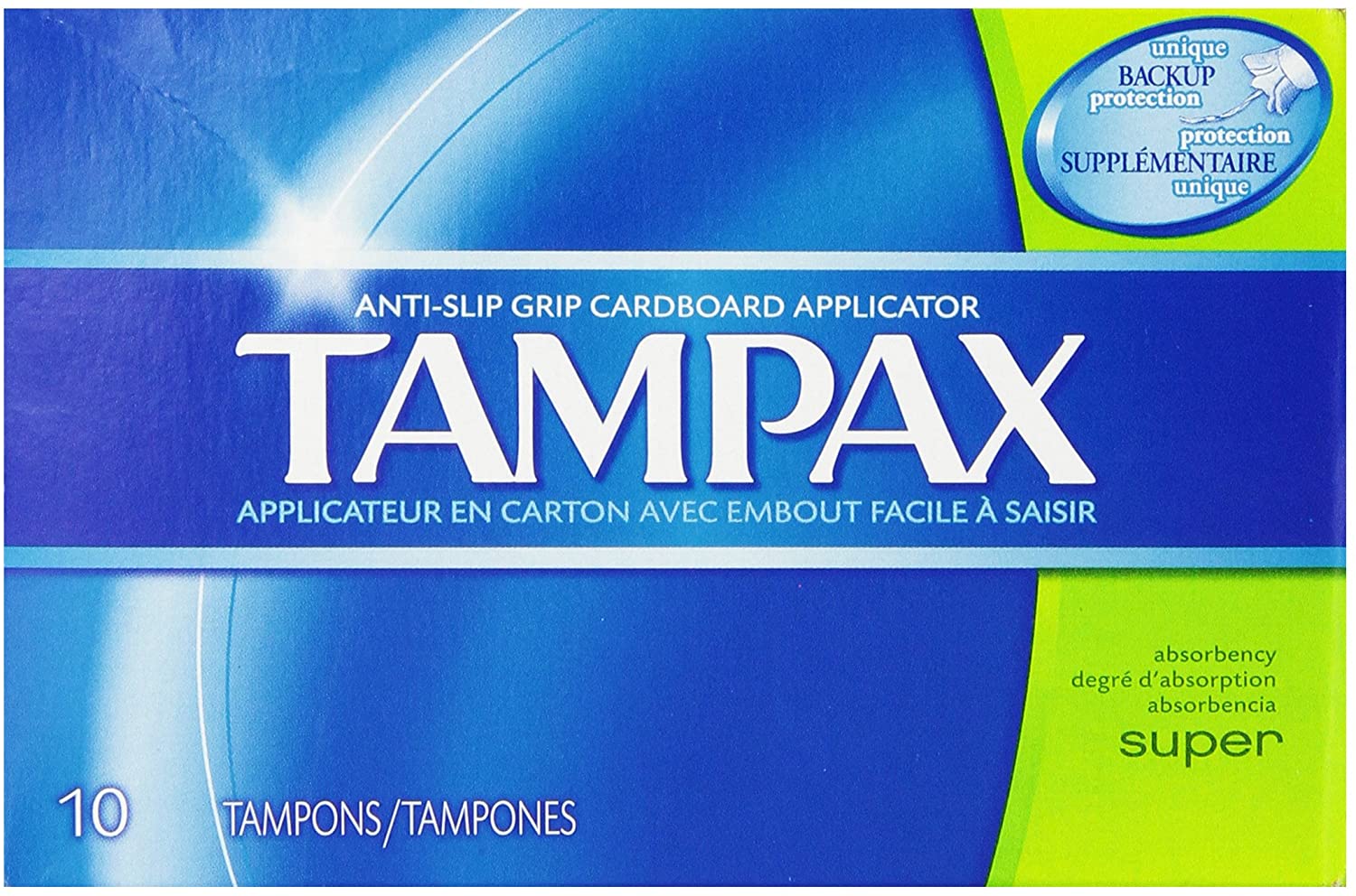 Tampax Super Green 6 Count - Indiana Import LLC