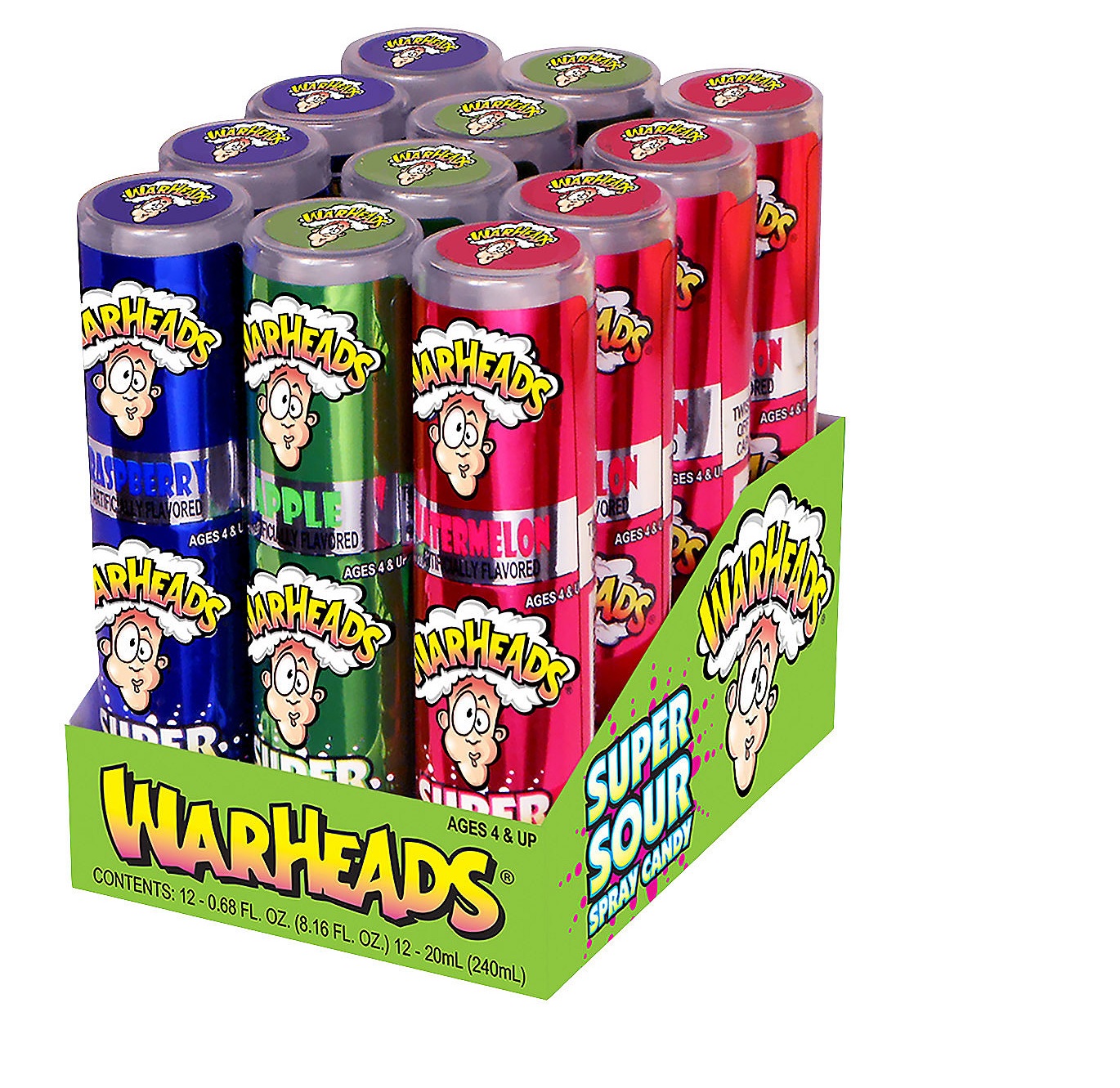 WarHeads Super Sour Spray - Indiana Import LLC