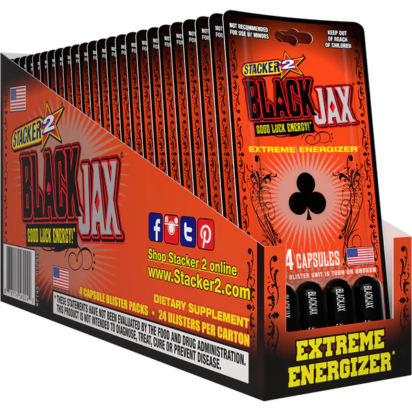 Stacker2 Black Jax 24/4 Caps | Indiana Import LLC