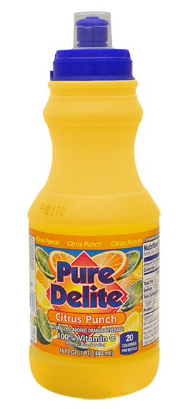 Pure Delite Citrus Punch 24/16 oz | Indiana Import LLC