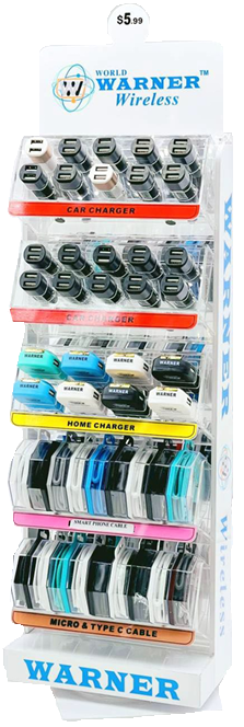WARNER COUNTER DISPLAY 91PCS 004 MAGN | Indiana Import LLC