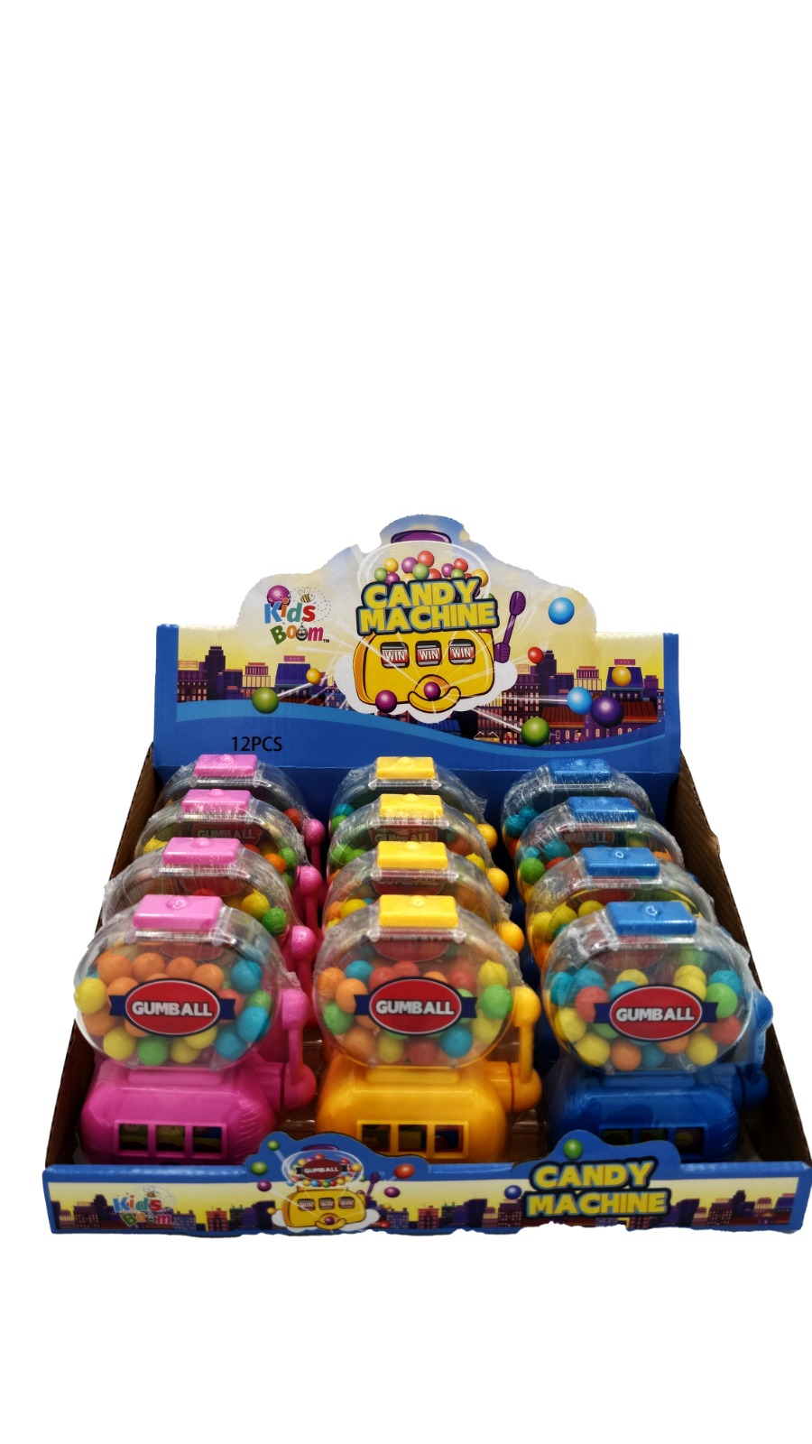 KIDS BOOM! | CANDY MACHINE 12CT | Indiana Import LLC