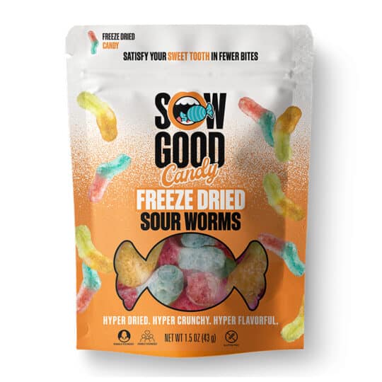 SOW GOOD | SOUR WORMS 24CT | Indiana Import LLC