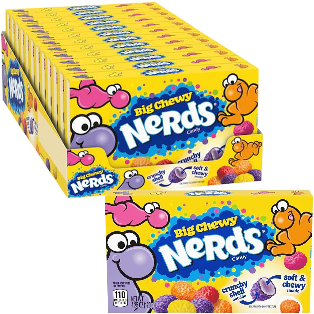 NERDS BIG CHEWY NERDS CANDY 4.25OZ 12CT - Indiana Import LLC
