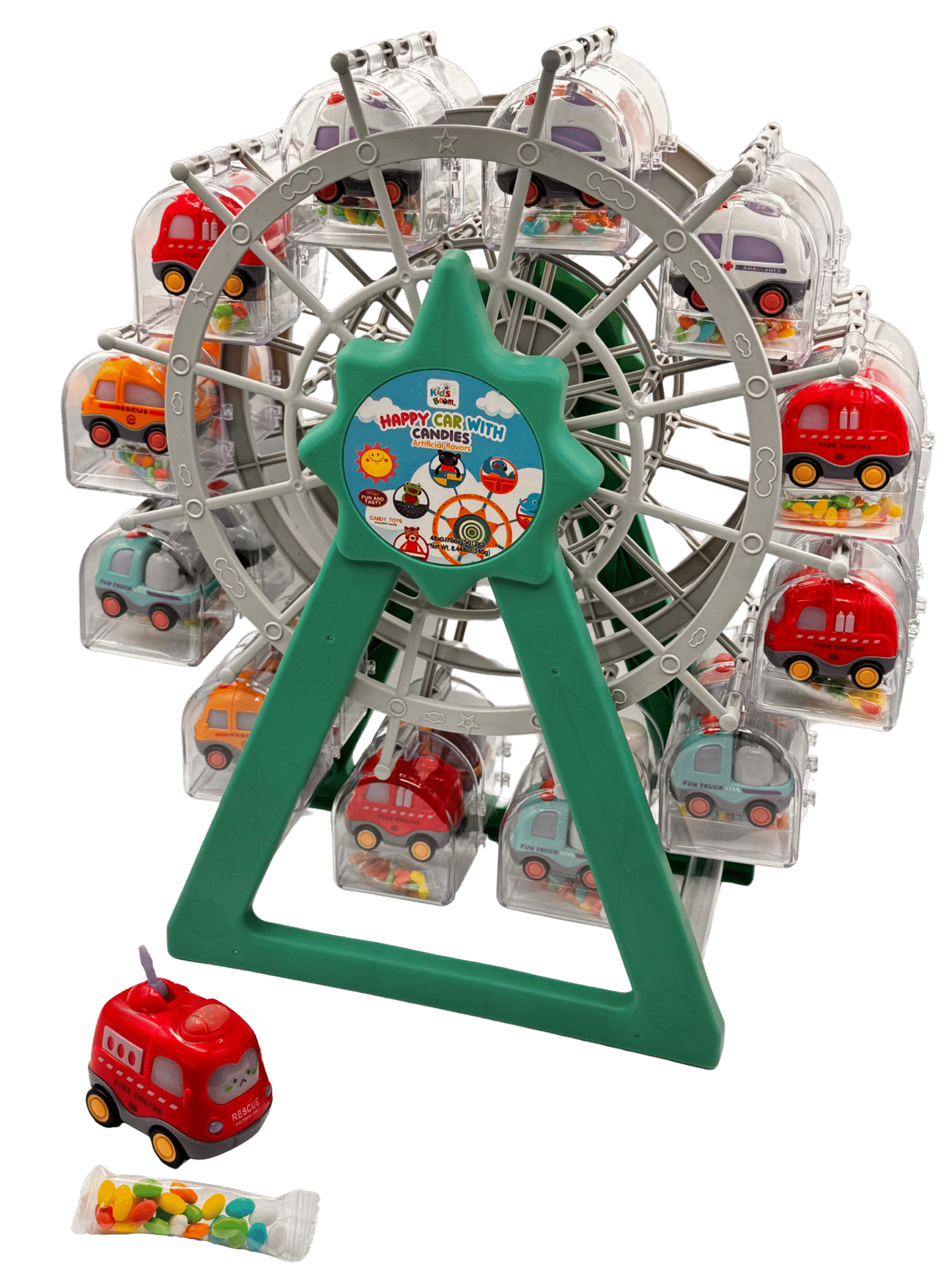 KIDS BOOM! | HAPPY CAR WITH CANDIES (FERRIS WHEEL) 96CT | Indiana ...