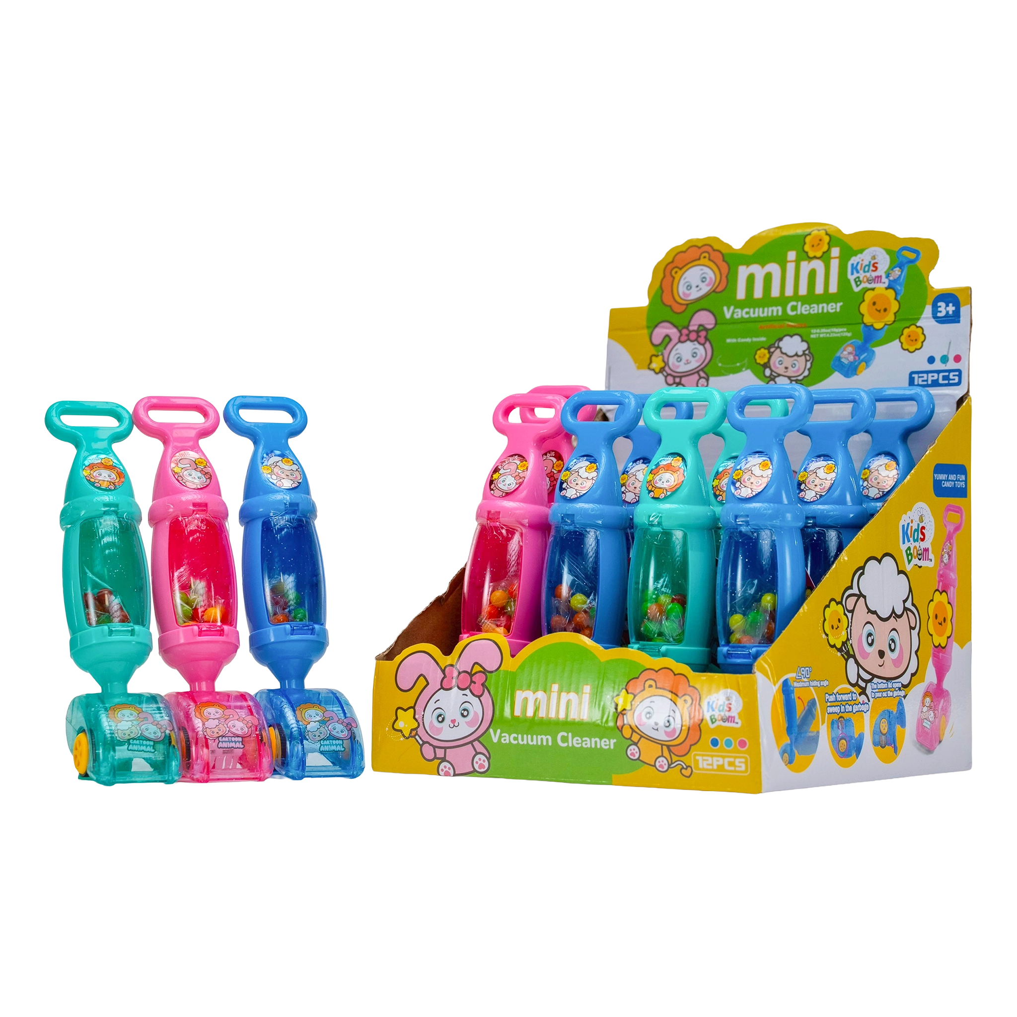 KidsBoom™Mini Vacuum Cleaner - 12PCS ( 10g Each) | Sweep, Play, Smile ...