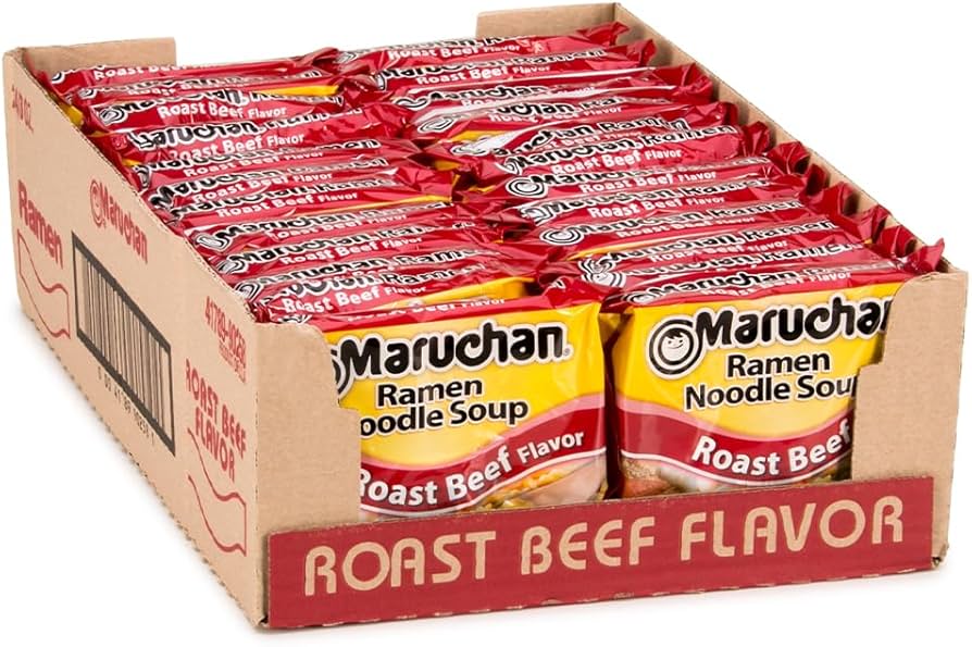 Candy and Snacks:MARUCHAN:MARUCHAN BAGS 3OZ 24CT-ROAST BEEF | Indiana ...