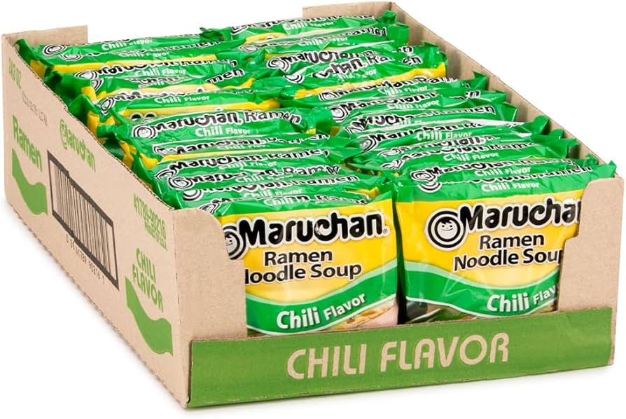 Candy and Snacks:MARUCHAN:MARUCHAN BAGS 3OZ 24CT-CHILI | Indiana Import LLC
