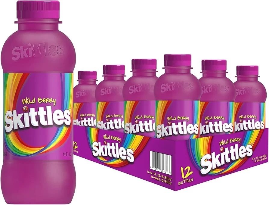 SKITTLES WATER 14OZ 12CT - WILD BERRY | Indiana Import LLC